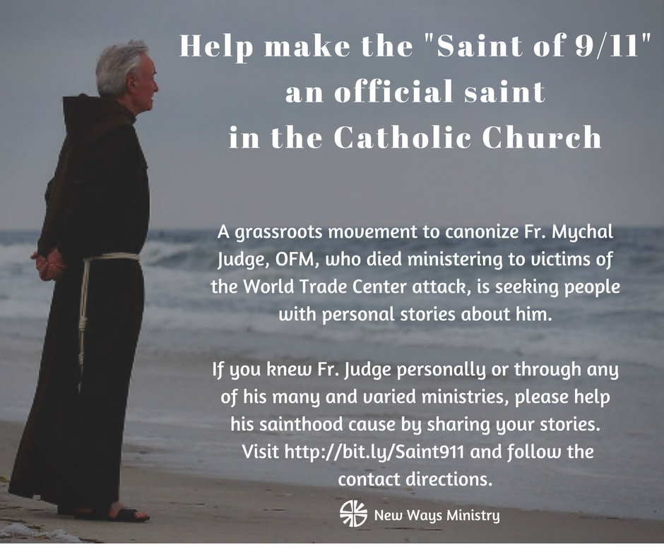 Canonizing Father Mychal Judge, the Saint of 9/11 - New Ways Ministry